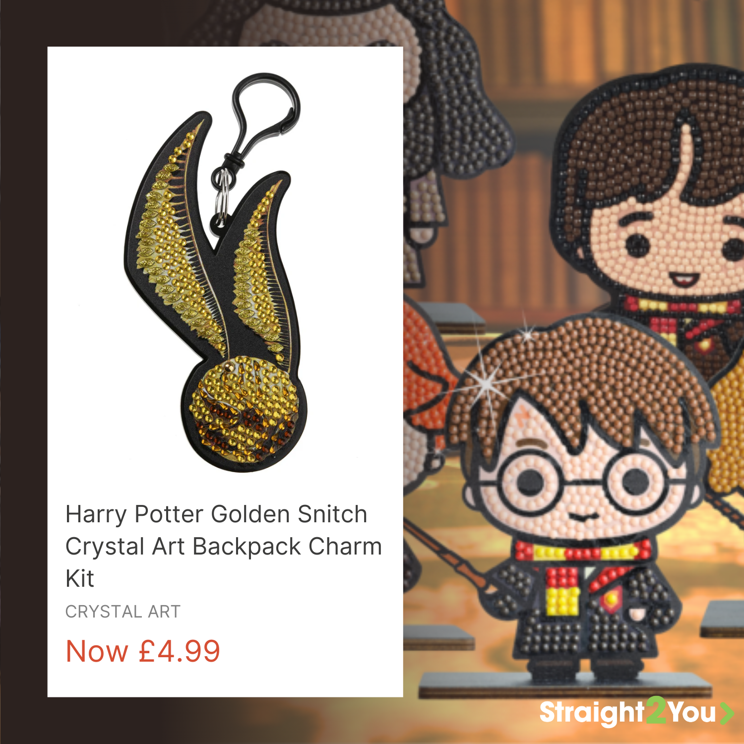 Crystal Art Bag Charms & Keyrings – Straight 2 You